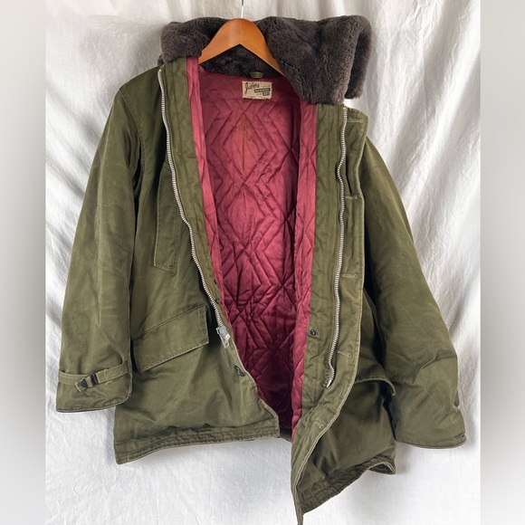 Vintage | Jackets & Coats | Vintage B9 Parka Military Jacket 5s Quilted ...